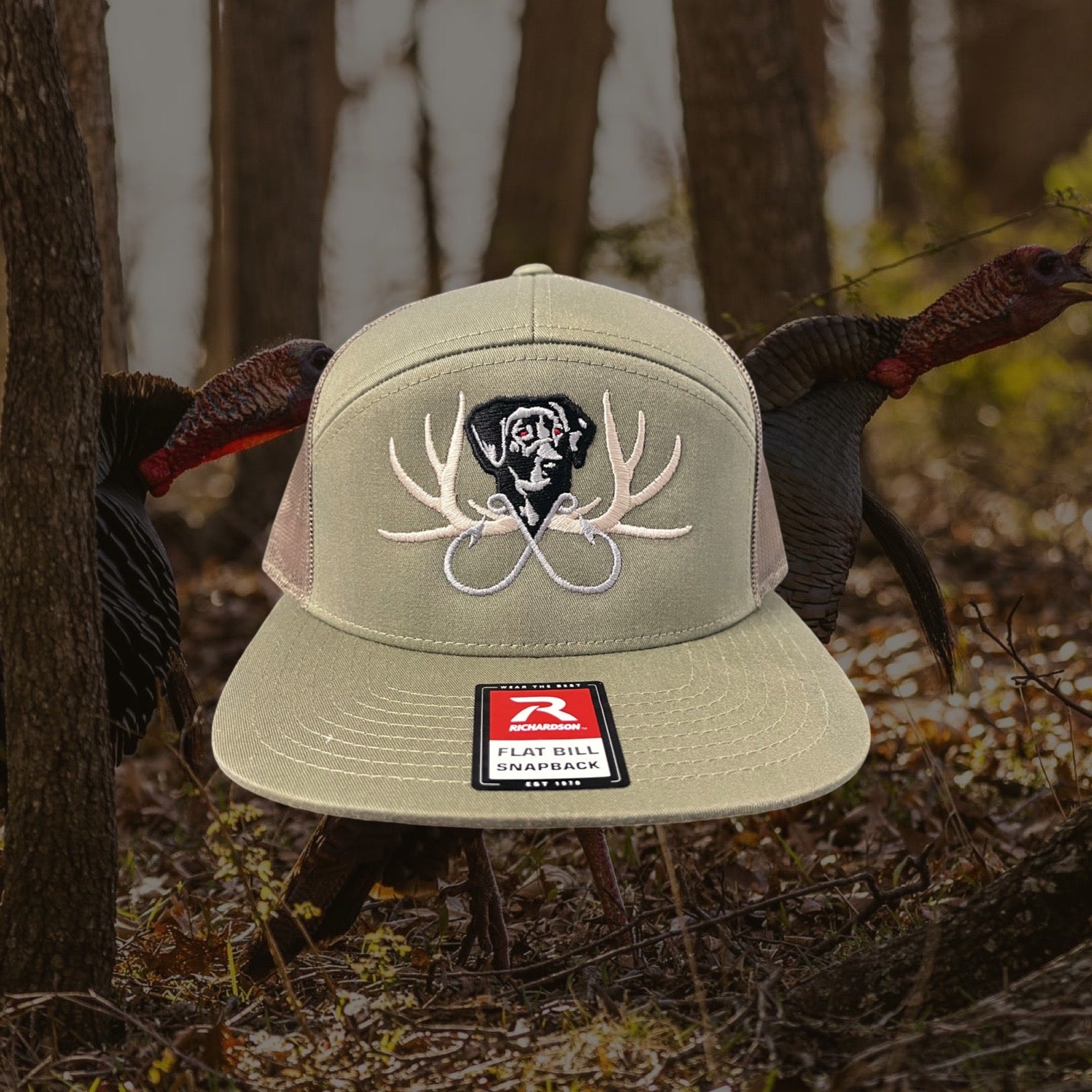 Original Logo Loden 7 Panel – Backwoods Mafia